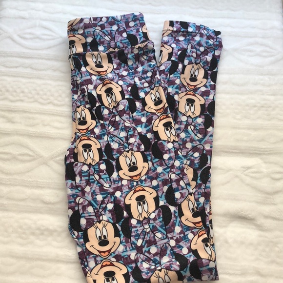 LuLaRoe | Bottoms | Lularoe Minnie Mouse Leggings Tween | Poshmark